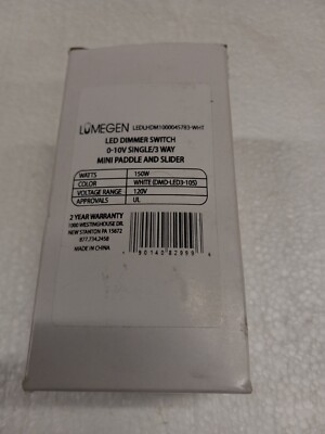 Lumegen LED lighting 0-10 volt dimmer, white, 120 VAC, free shipping ...