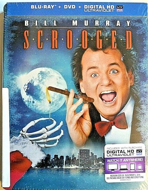 Scrooged (Blu-ray/DVD, 2013, 2-Disc Set, 25th Anniversary Includes ...
