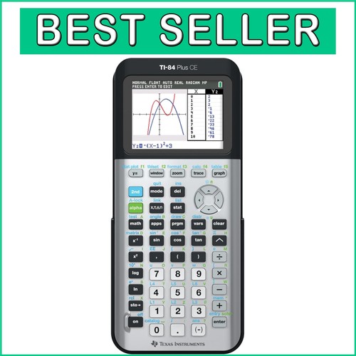 High-Resolution TI-84 Plus CE Graphing Calculator - Rechargeable ...