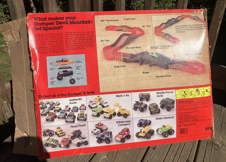 Vintage Schaper Stomper Toy Truck 4x4 Devil Mountain Set in Box ...