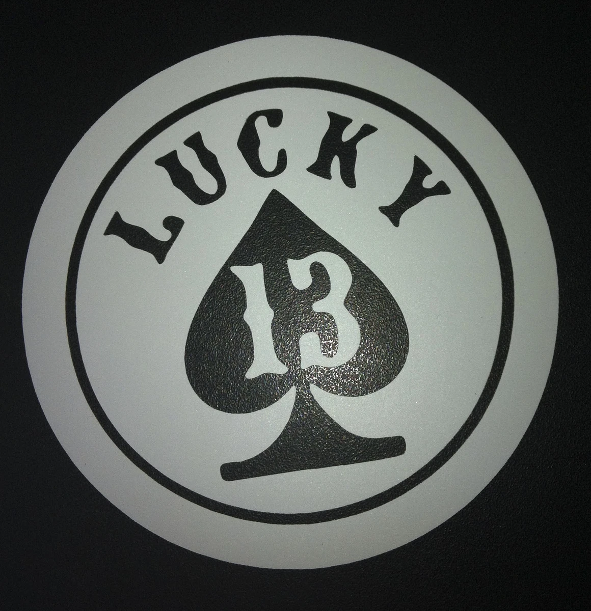 Lucky 13 Stencil