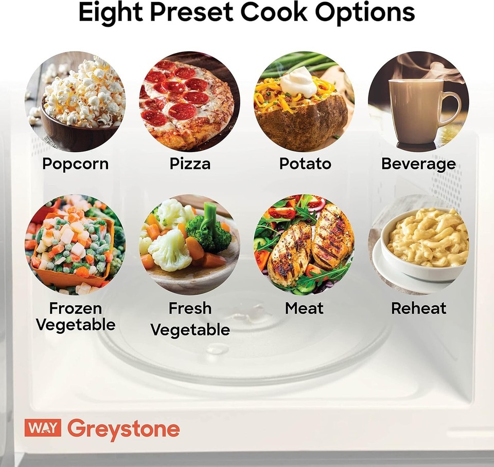 Greystone GSMW09B RV Camper Black Microwave 0.9 Cu Ft w/ Trim Ring | eBay