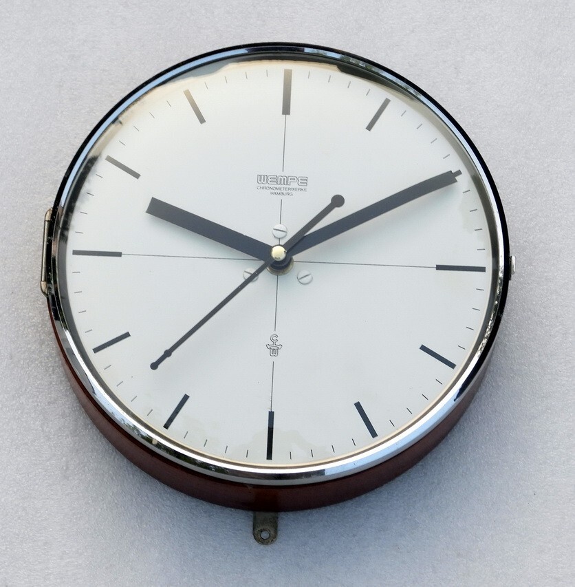 WEMPE CHRONOMETER WERKE HAMBURG MOVEMENT SHIPS MARINE NAVIGATION CLOCK ...
