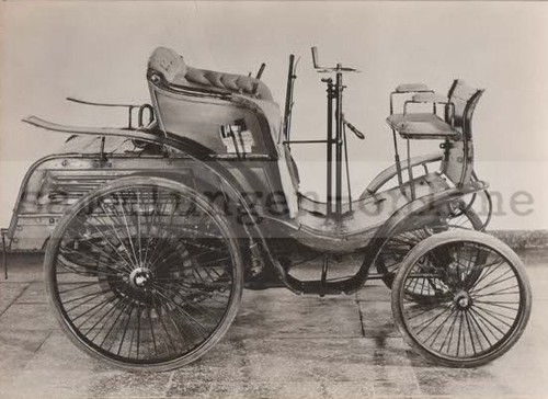 BENZ und Cie. Benz-Comfortable 1896 Kraftfahrzeug Postkarte AK Foto ...
