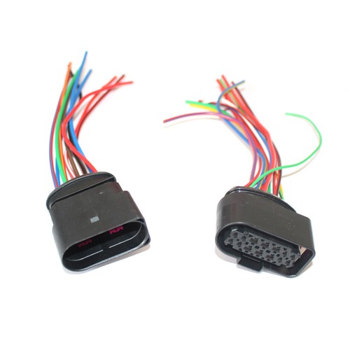 Xenon Headlight 10 to 14 Pin Connector Plug For AUDI A8 VW Golf MK6 3C0 ...