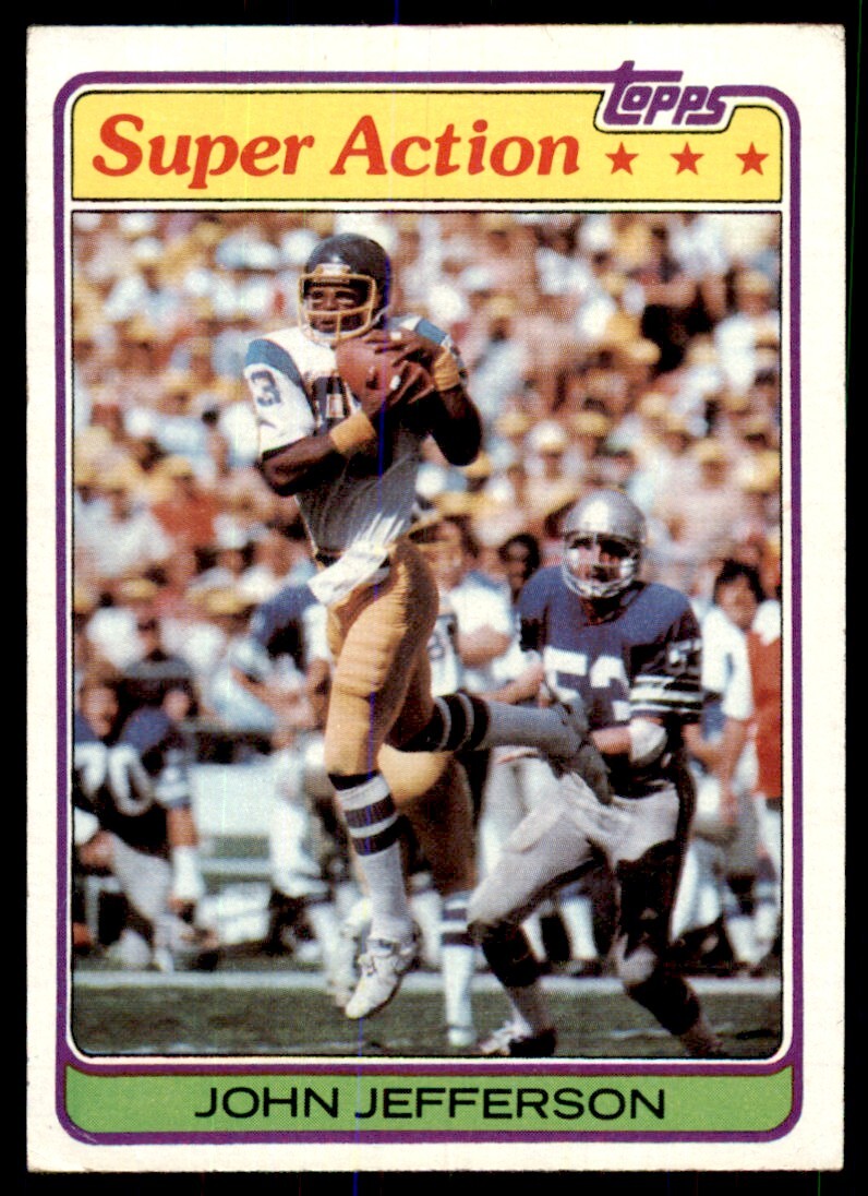 1981 TOPPS' JOHN JEFFERSON SAN DIEGO CHARGERS #267 | eBay