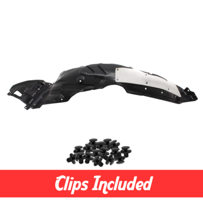 Front Right Side Fender Liner w/ Clips For 2017-2019 Toyota Corolla ...
