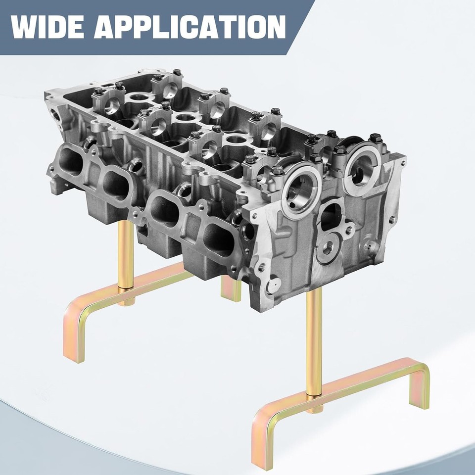 2x Vehicle Engine Cylinder Head Repair Stands Holder Brackets Engine ...