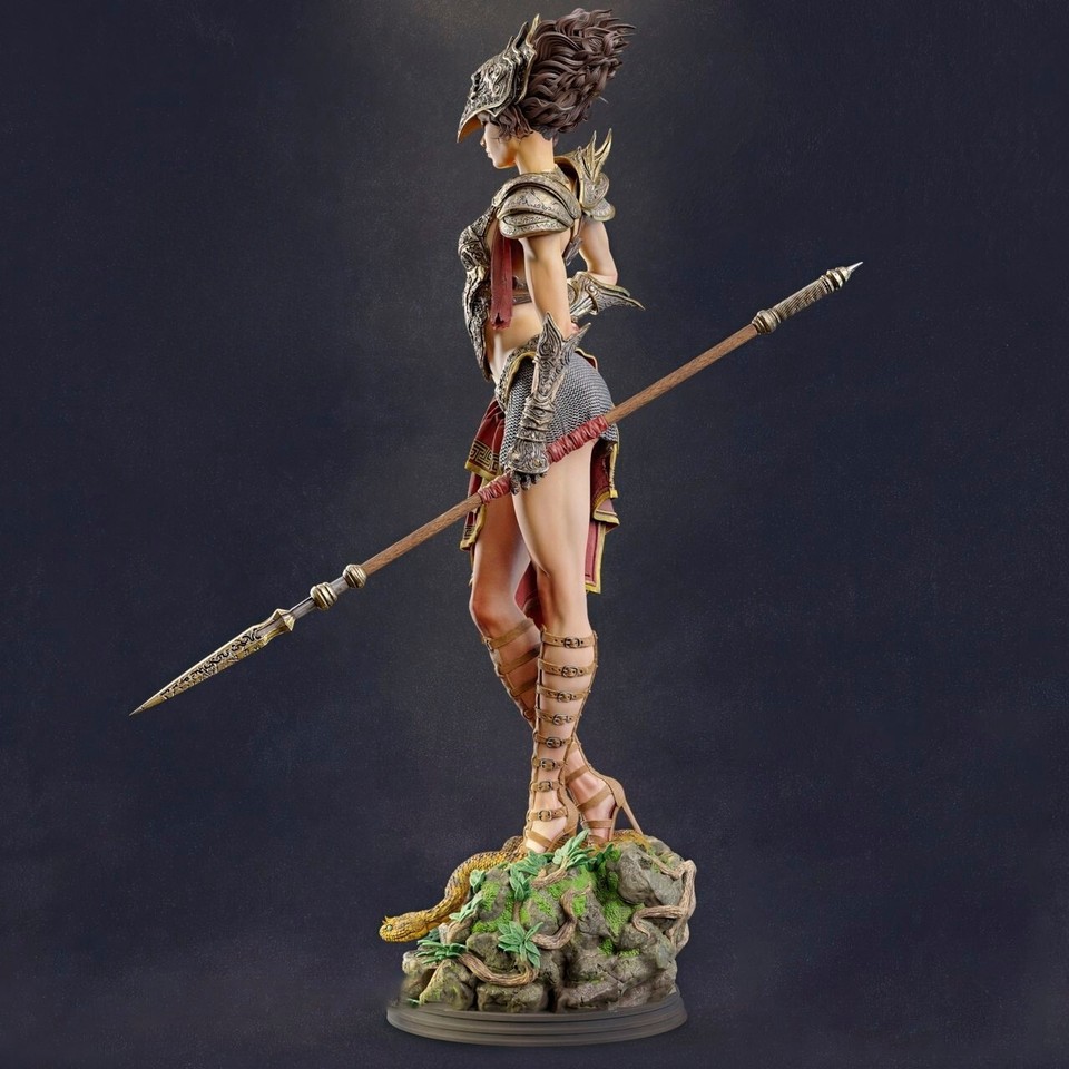 “Persephone Warrior Figure – 1/6 Scale Hand-Painted Mythology-Inspired ...