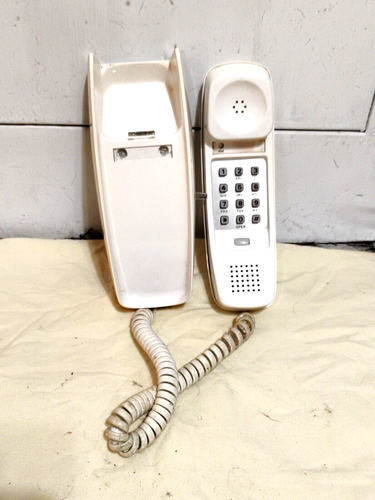 Vintage Telephone WESTERN ELECTRIC PHONE Trim-line Push Button Wall ...