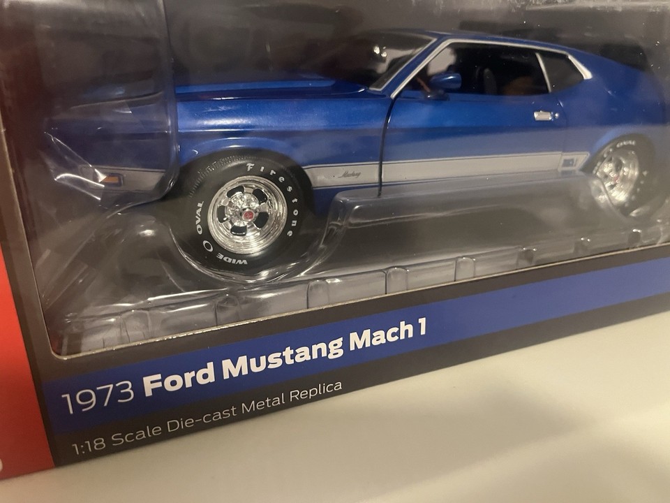 1973 Ford Mustang Mach 1, American Muscle Autoworld, 1:18 Scale | eBay