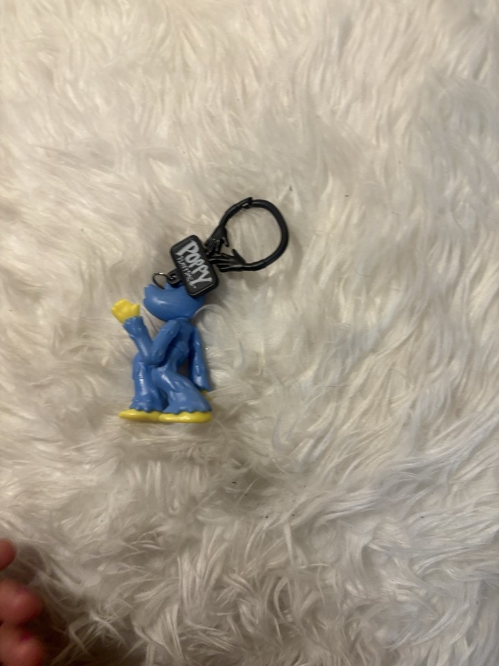 Poppy Playtime Mini Scary Huggy Wuggy Action Figure Keychain PVC Figure ...