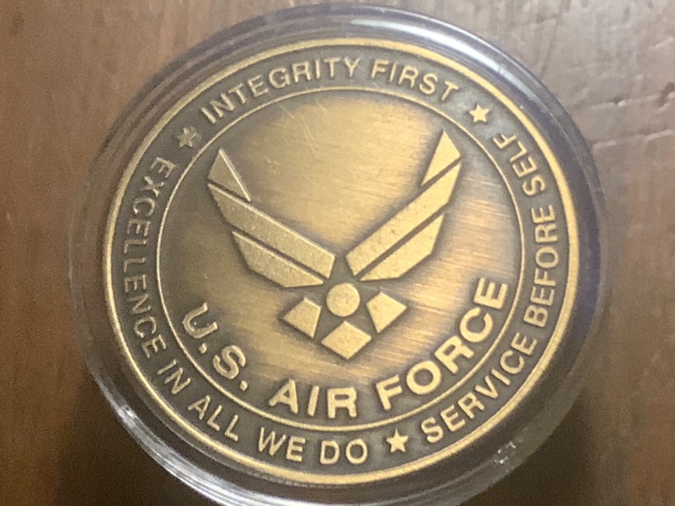 Challenge Coin - US Air Force Wings / Thunderbolts 314th | eBay