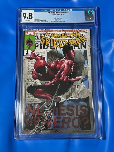 The Amazing Spider-Man #1 Vol 7: Clayton Crain 1 of 888 Variant: (2025 ...