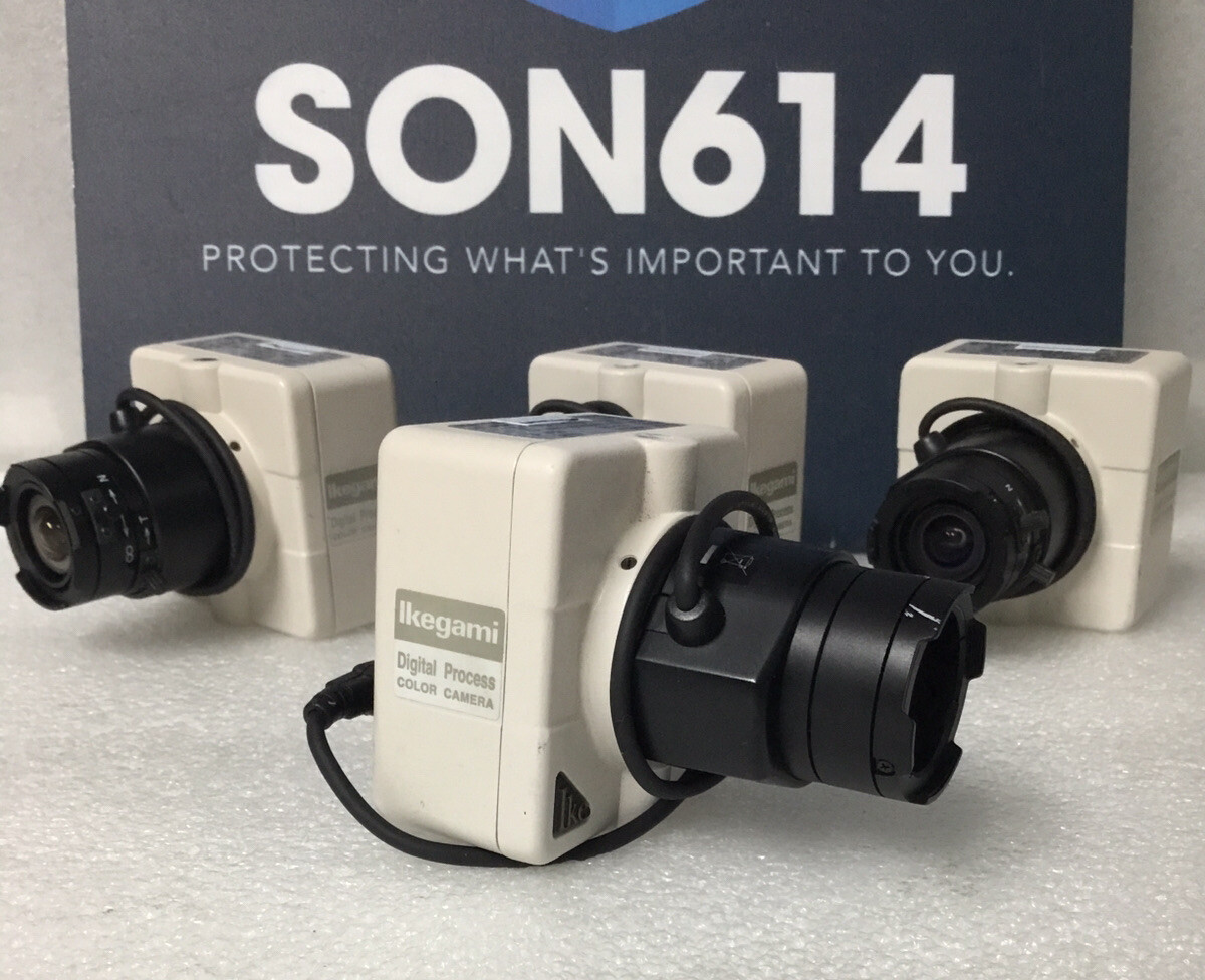 IKEGAMI ICD-505 CCTV Color Camera W/3.5-8mm Varifocal Lens 520TVL ...