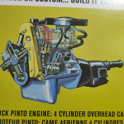 Turbo 4 cyl. Engine 1977 Ford Pinto 1:25 Scale Model Car Part AMT | eBay