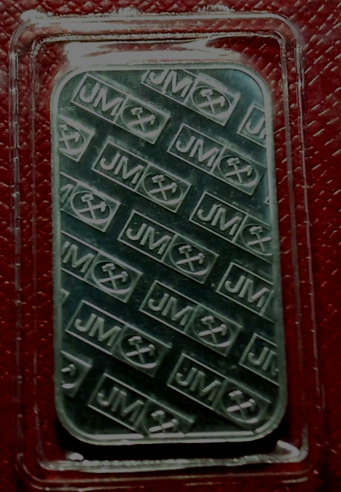 Johnson Matthey Refiners{ JM }Commercial Bar 1 Troy oz.999 Silver Sealed-066 | eBay