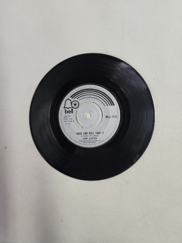 Gary Glitter - Rock And Roll - Bell (45RPM 7")(AA133) | eBay