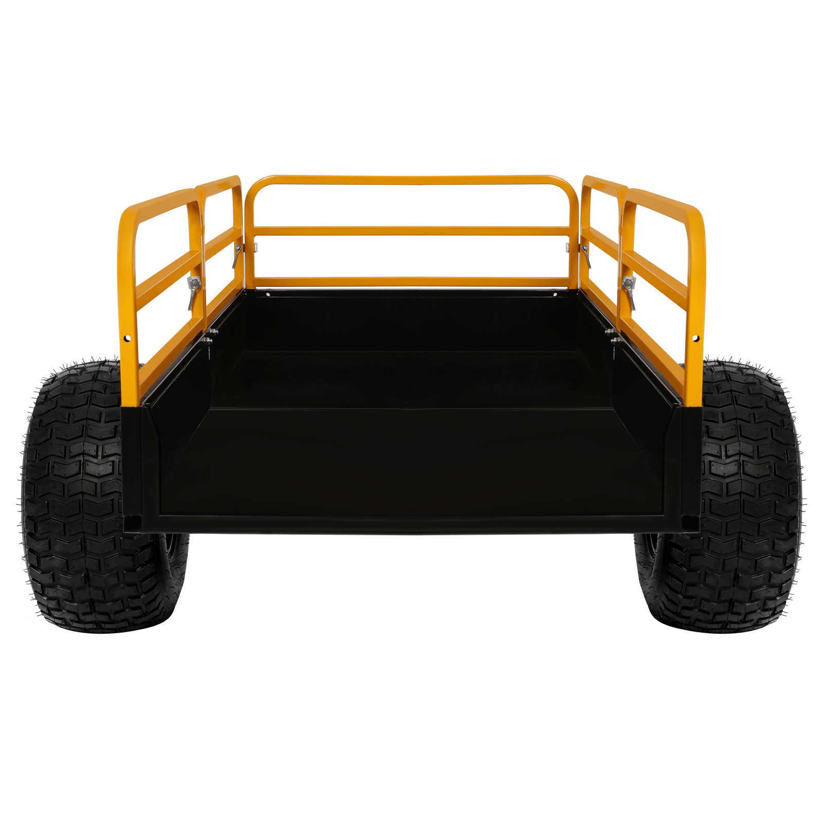 For ATV Utility Cart Cargo Trailer Tow Behind Dump Cart 1600 lbs Garden ...