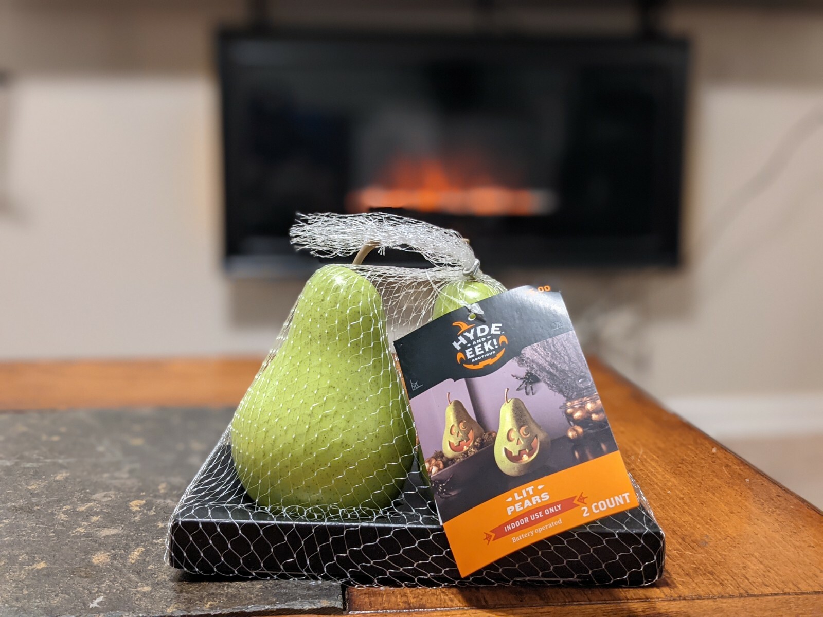 HYDE+And+EEK+Lit+Pears+LED+Light+Up+Pears+Battery+Powered+Jack-o ...