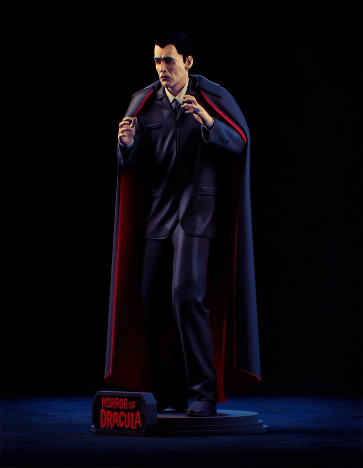 Horror Of Dracula - Resin Model Kit - 3DPrint - 1/10, 1/8, 1/6, Scale ...