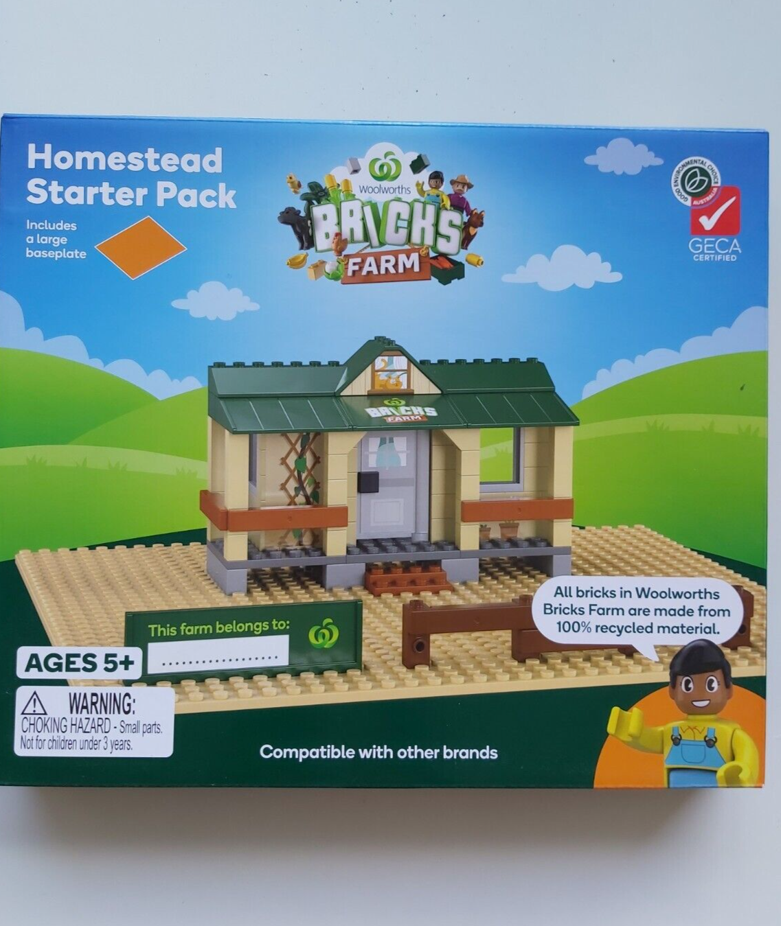 Woolworths Bricks Farm Shed & Homestead Starter Pack Set Brand New | eBay