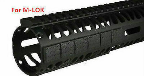 Black Color Heat Resistant Protective Rail Covers Pack of 5 For KeyMod ...