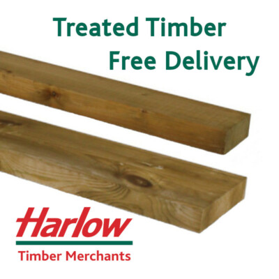 Timber Treated Outdoor Wood Sizes 3x2 4x2 5x2 6x2 Tanalised Carcassing ...