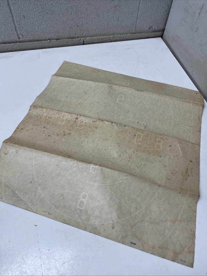 VINTAGE GUN MAKER TARGET ICI AMMUNITION ART SHOOT RANGE HUNTING MANCAVE ...