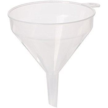 14cm Clear Plastic Funnel Medium Transparent Pouring Funnel Oil Water ...