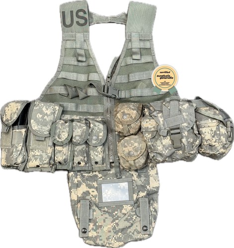 MOLLE II Tactical Load Carrying Vest/Chest Rig Bundle! 20 Total Pieces! ACU! | eBay