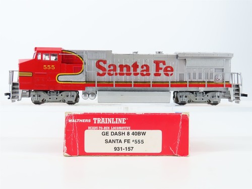 HO Scale Walthers 931-157 ATSF Santa Fe Dash 8-40BW Diesel Locomotive ...