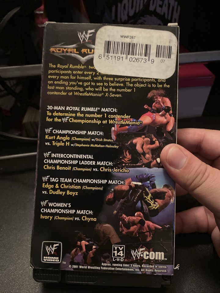 WWE WWF Royal Rumble 2001 Steve Austin K Angle Rock Chyna New Wrestling ...