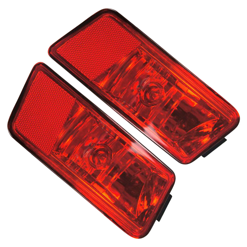 Pair Rear Bumper Reflector Brake Light Right+Left Side For Dodge ...
