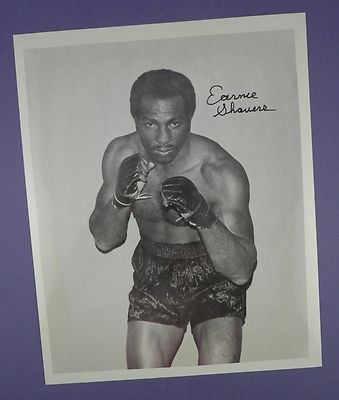Ernie Shavers , Heavyweight Boxer - Signed 10 x 8 Inch Photo | eBay
