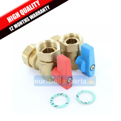 Isolating Valve 3/4" 22mm 90 degrees angled BRAND NEW HIGH QUALITY Made ...