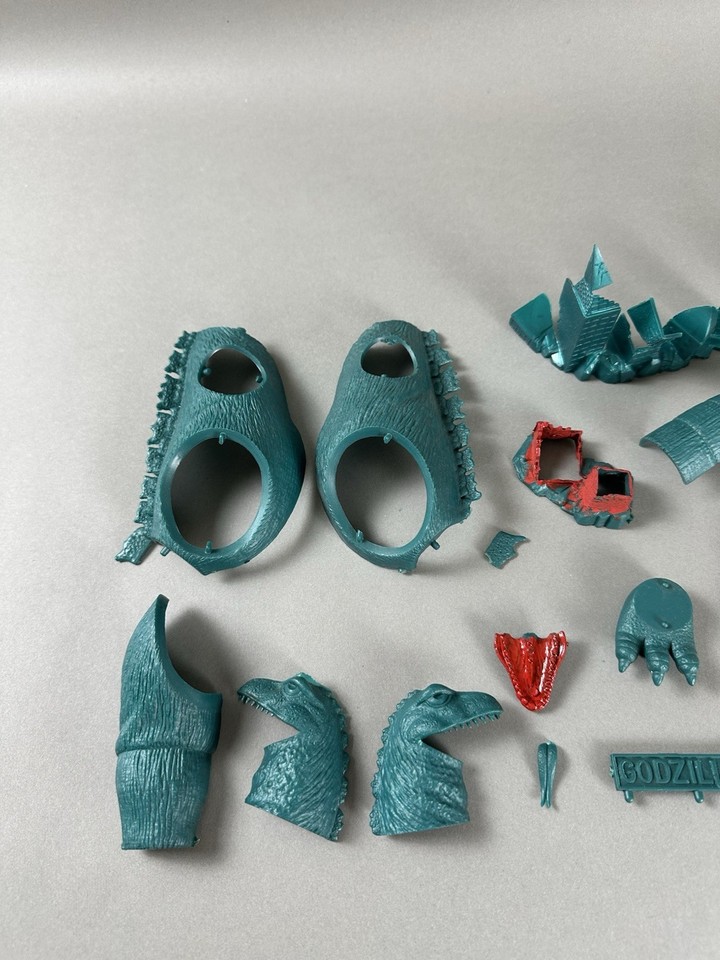 Vintage Aurora Model 1969 Glow Godzilla Model Kit Original PARTS Lot | eBay