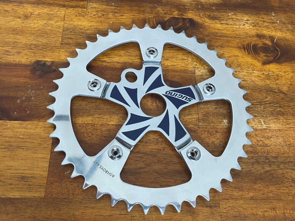 🍀NEW 80’s SUGINO BLUE SPROCKET OLD SCHOOL BMX CHAINRING GT MONGOOSE ...