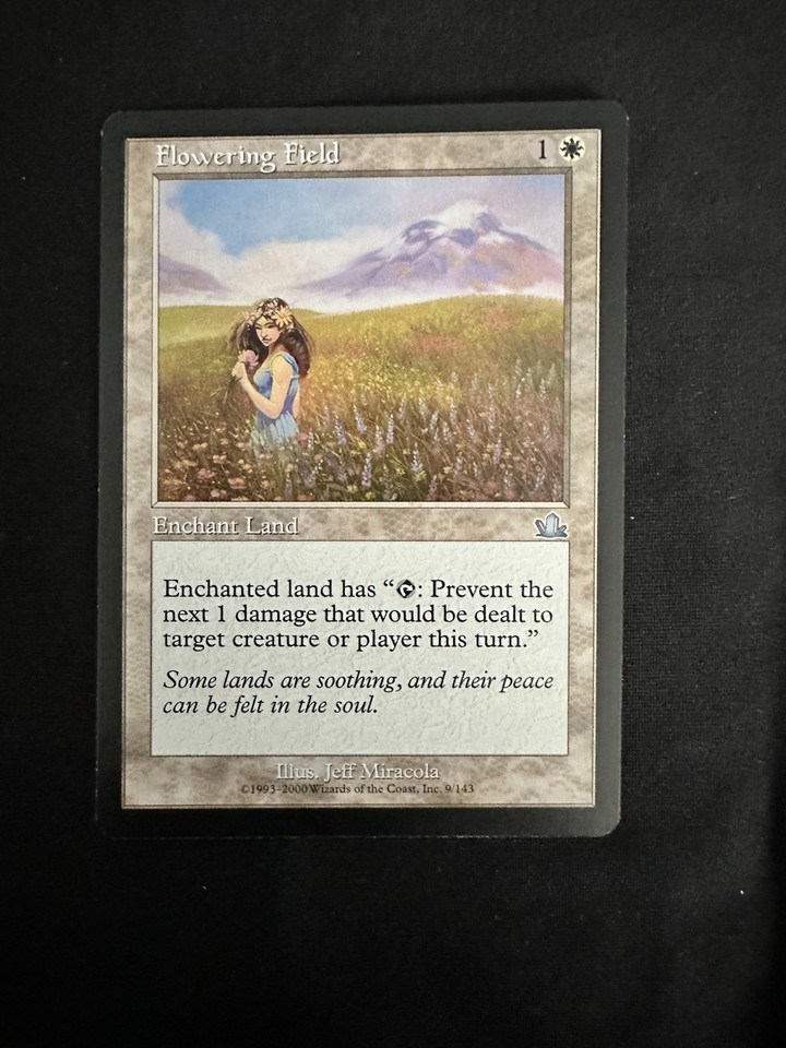 Flowering Field - MtG - Prophecy - Enchant Land - 9/143 | eBay