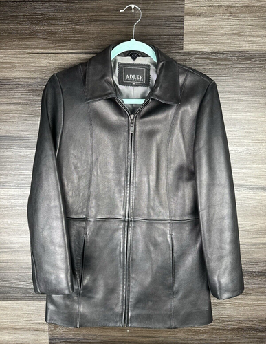 Adler Collection womens Genuine Lambskin Leather Jacket VNT 90s medium ...