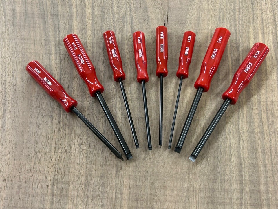 Forster 8 piece Gunsmith Precision Screwdriver Set machinist ...