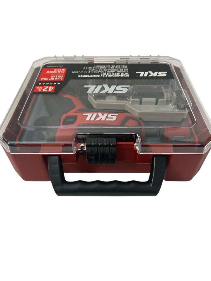 SKIL 4V Pistol Grip Screwdriver with 42pcs Bit Set - SD5618-03 ...