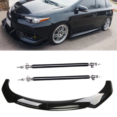 Glossy Black Front Bumper Chin Lip Spoiler Body Kit For Scion iM iA iQ ...