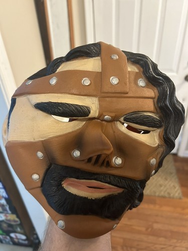 WWF, Vintage 1997 Mankind Mick Foley Rubber Halloween Mask, Titan ...