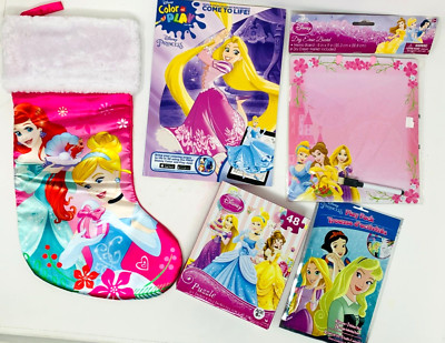 Christmas Stocking Disney Princess Bundle 6 Piece Set | eBay