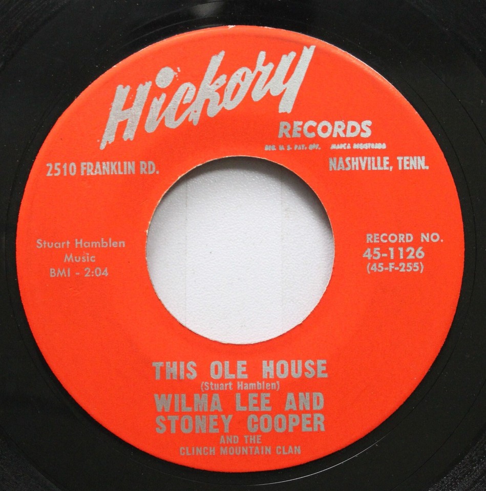 Country 45 Wilma Lee And Stoney Cooper - Heartbreak Street / This Ole ...