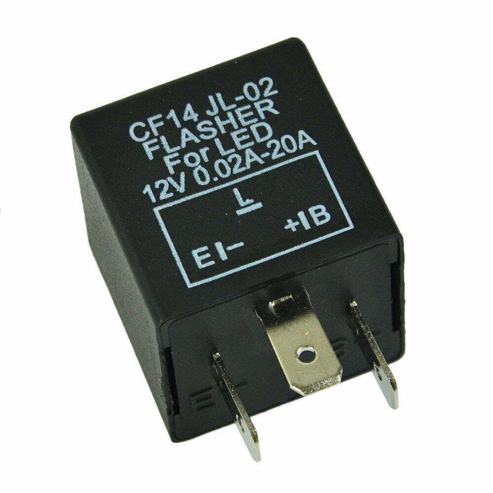 Turn Signal Hazard LED Flasher Relay CF14 3Pin JL-02 Fix Fast Hyper ...