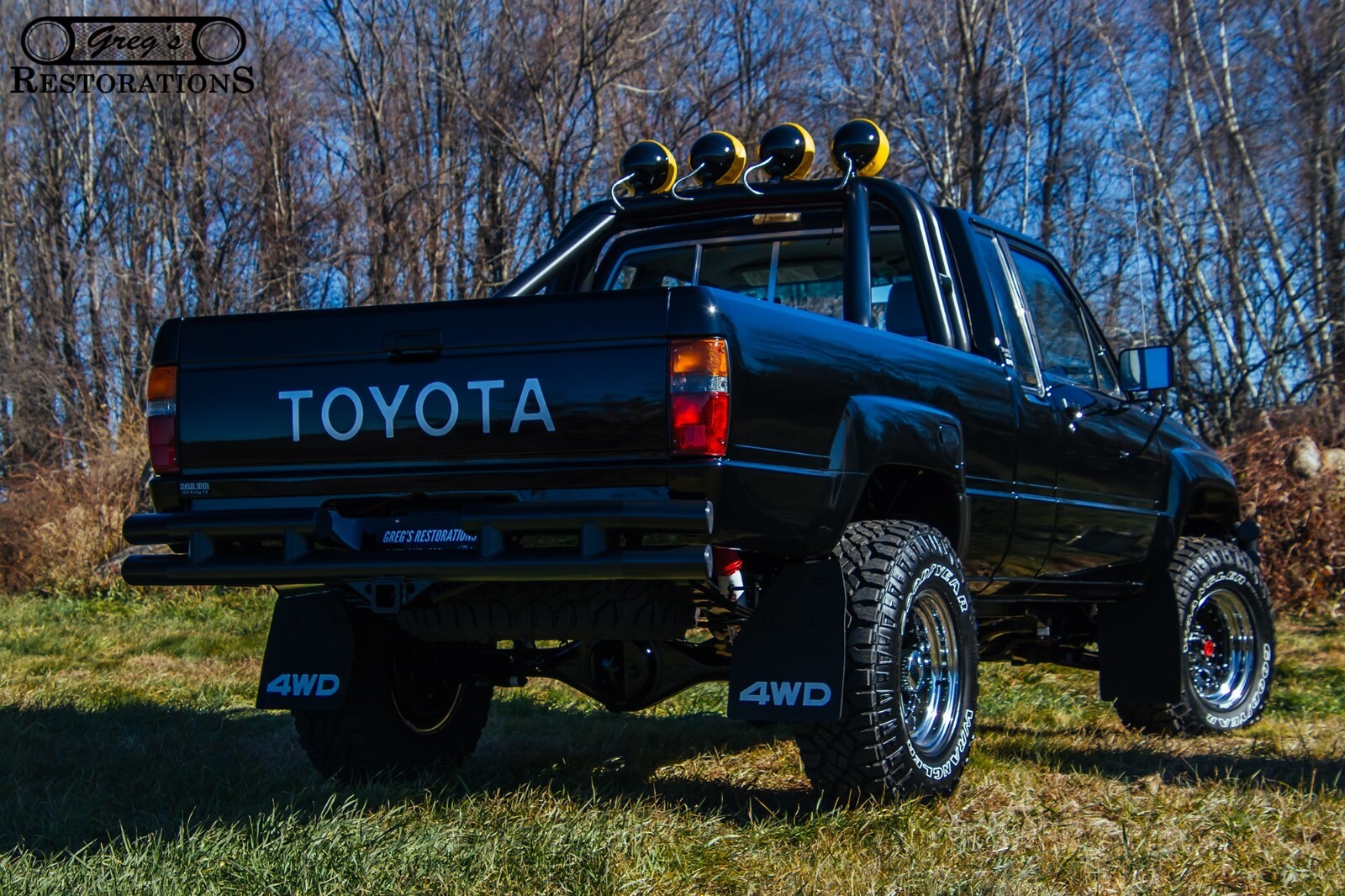 1984-1988 Toyota Pickup Tailgate Decal White Back To The Future Statler ...
