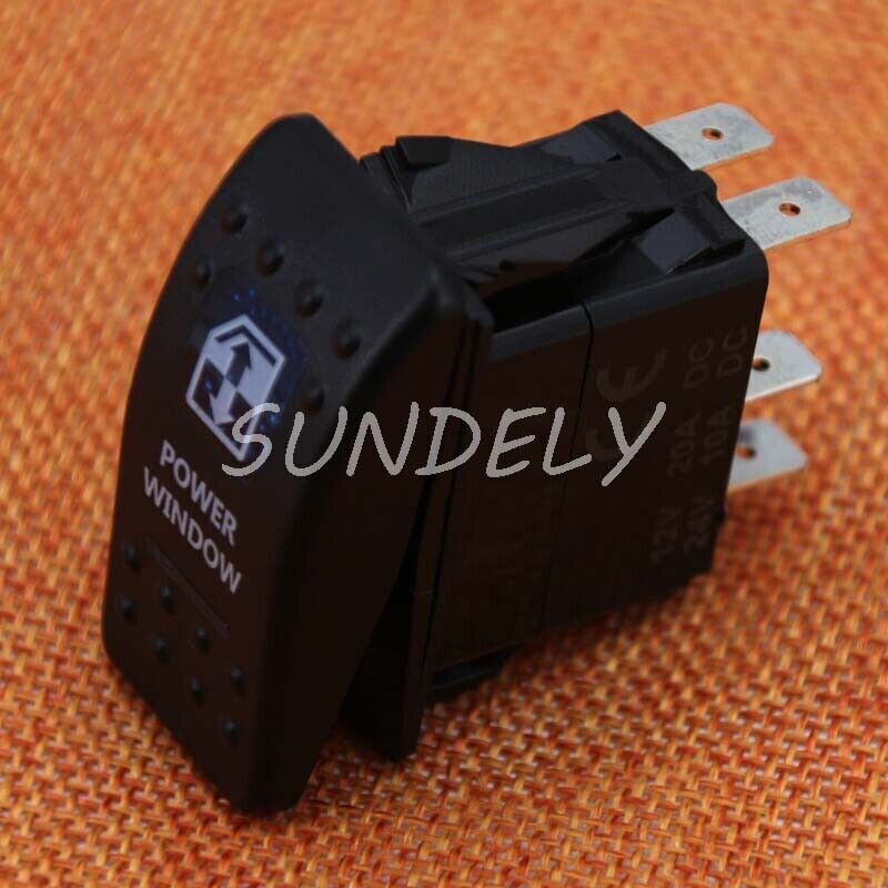 Power Window Rocker Switch Carling ARB Narva Style BLUE Heaps of ...