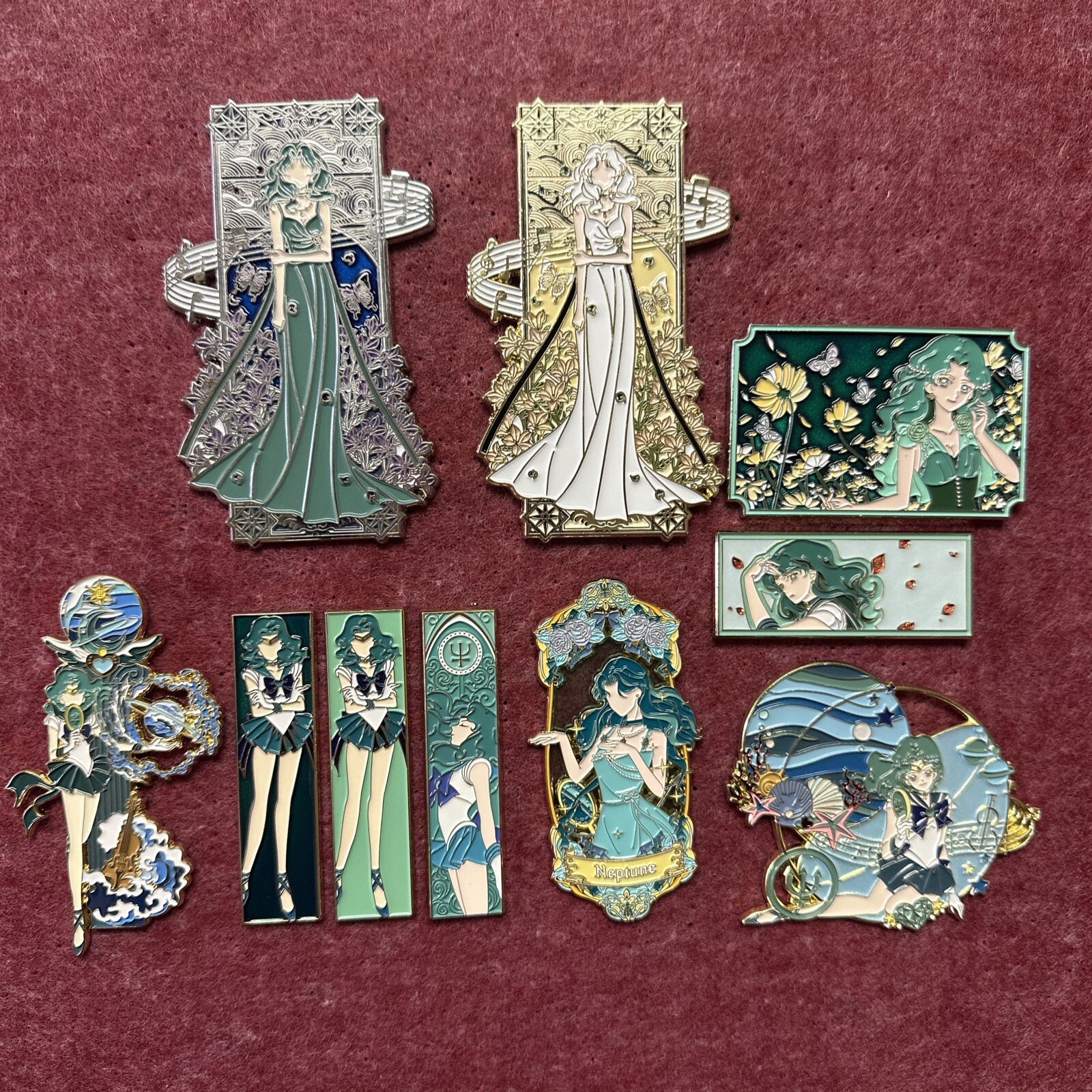 Anime Sailor Moon Enamel Pin Sailor Neptune 10 Pcs … Gem